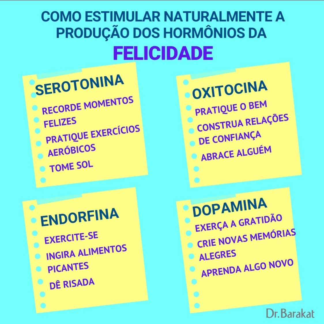 Como estimular naturalmente hormônios da felicidade | Blog do Dr. Barakat Como estimular naturalmente hormônios da felicidade | Blog do Dr. Barakat